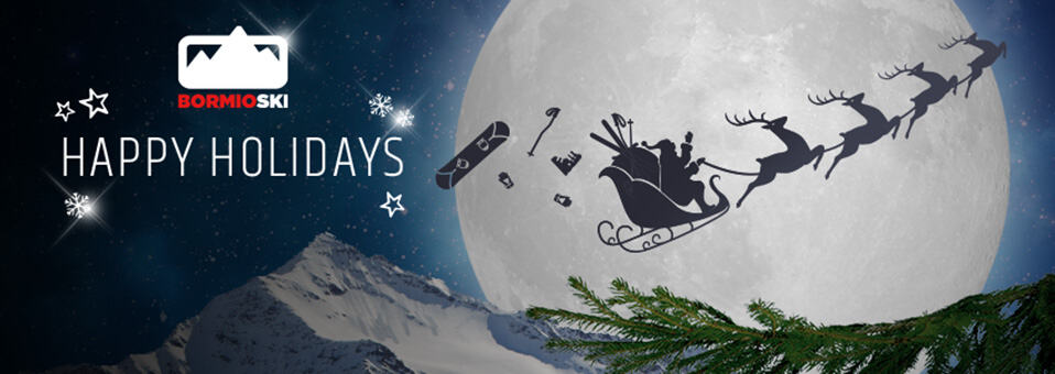 Christmas holidays in Bormio: ski area open from 3,012 to 1,638 meters