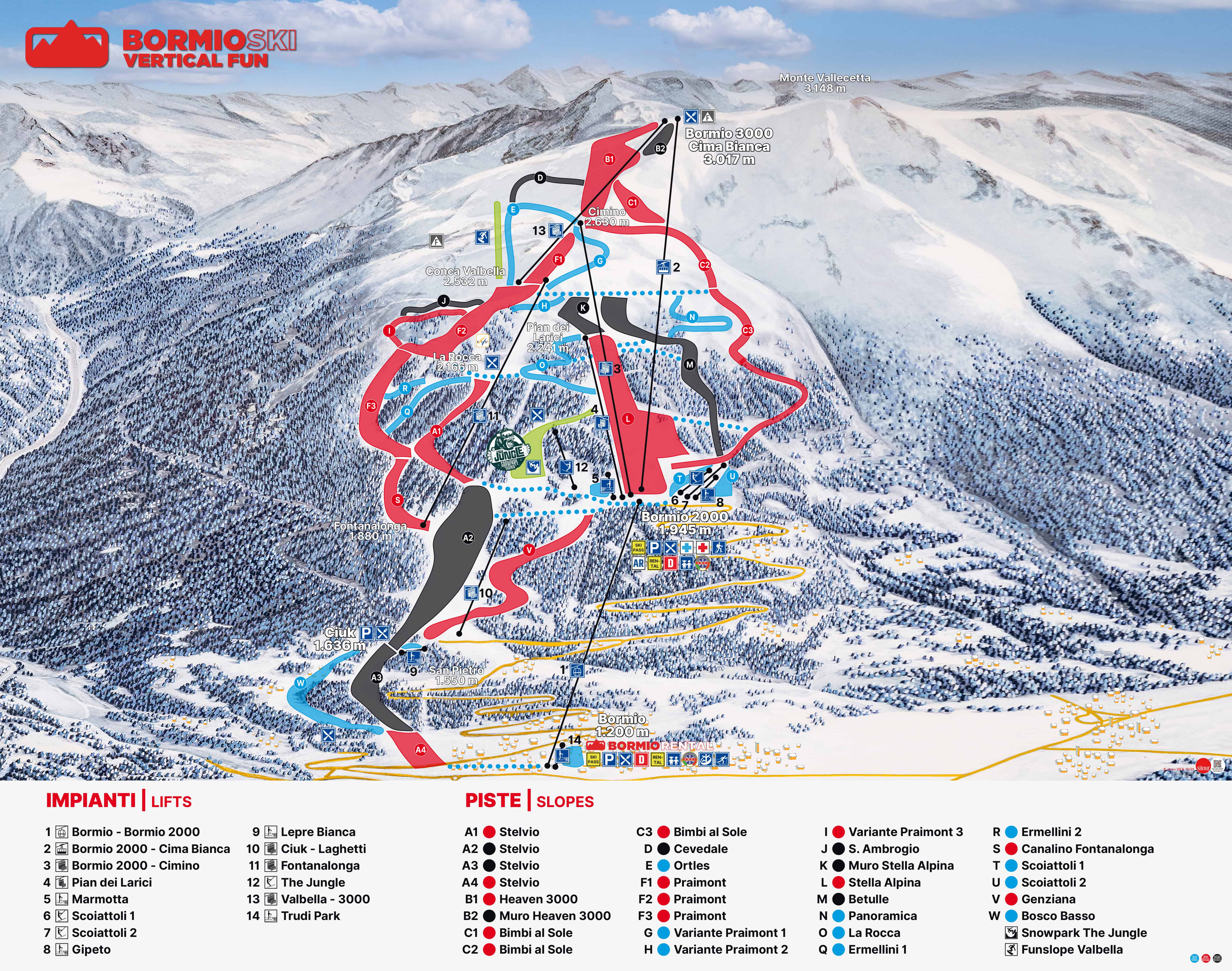 Piste sci e impianti a Bormio | Bormioski.eu